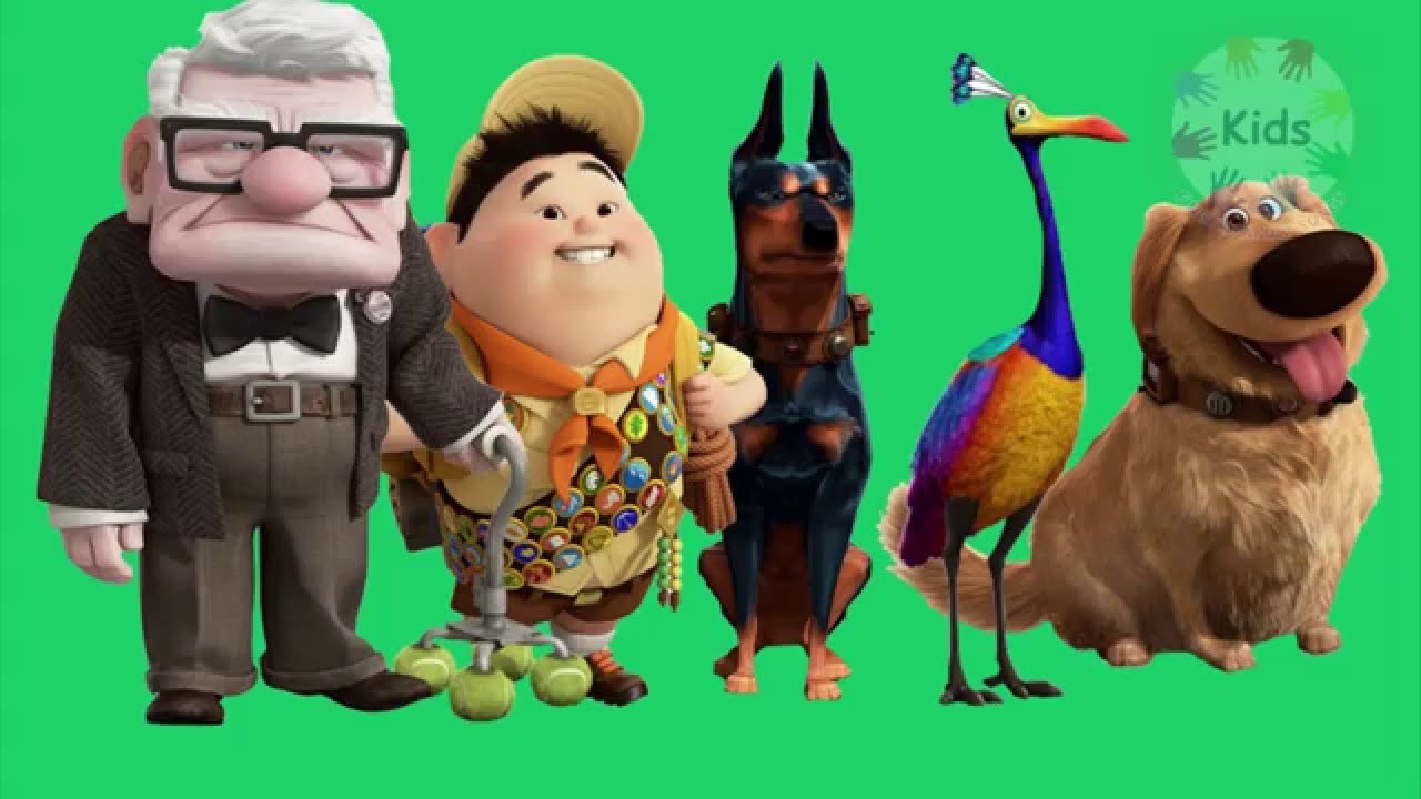 disney pixar up finger family song | 3d nursery rhymes | kids finger ...