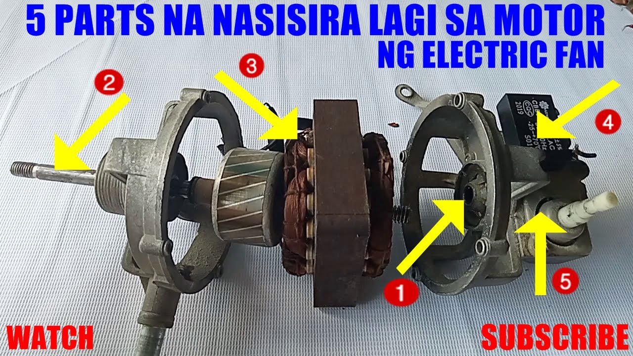 What Are The Parts Of Electric Fan Motor - Infoupdate.org