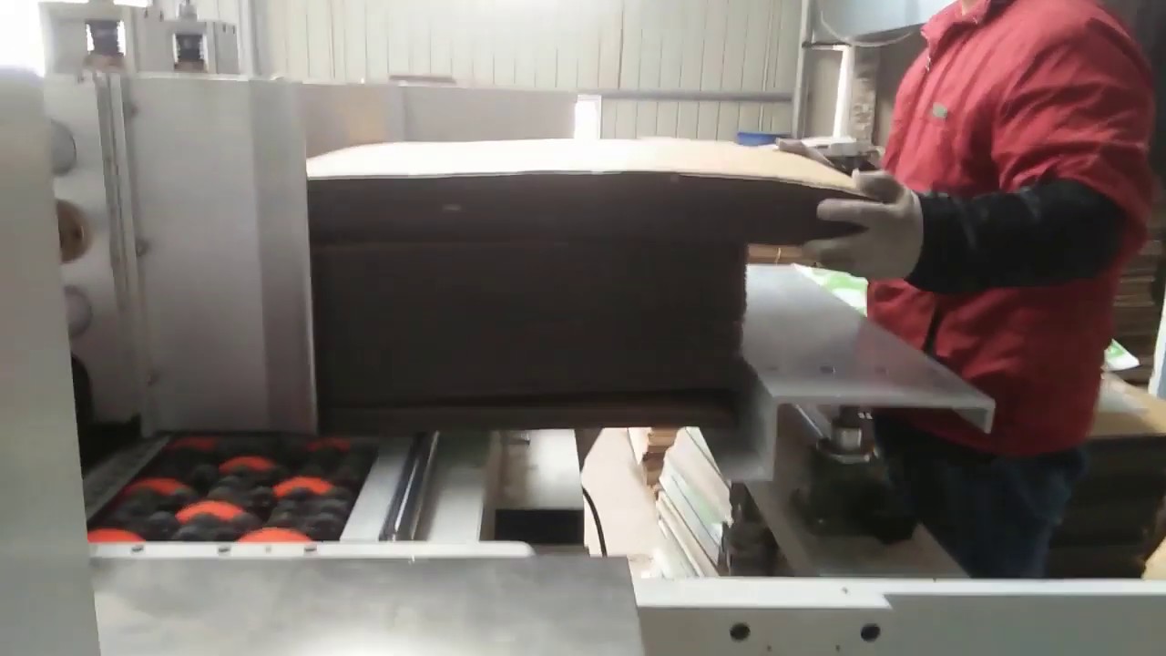Fully Automatic Die Cutting Machines - YouTube