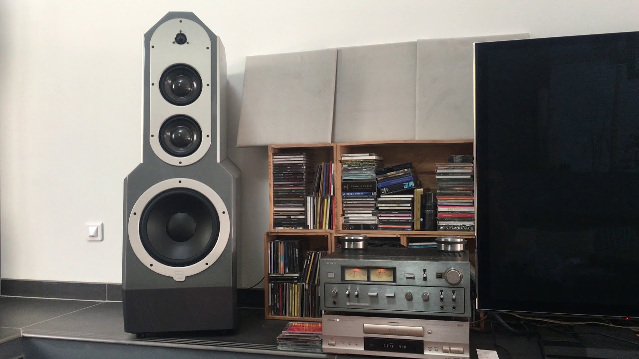Audio Test Egglestonworks Andra 3 powered by Sony TA-F6B Played by ...