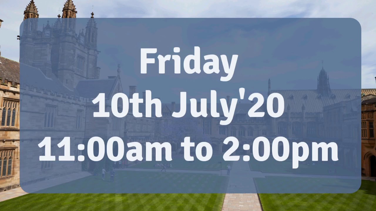University of Sydney Australia Open Day Virtual Fair | Edwise ...