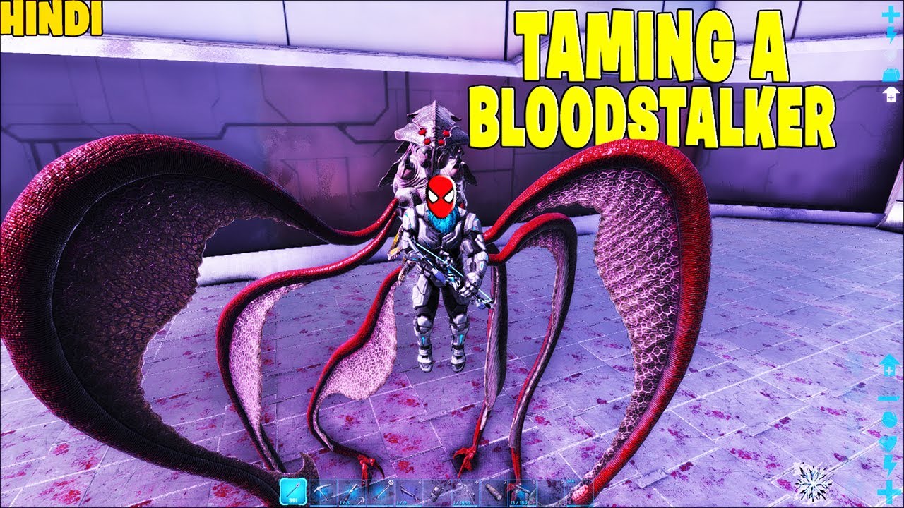 [Hindi] how to tame a bloodstalker in ark genesis part 2 [E03] - YouTube