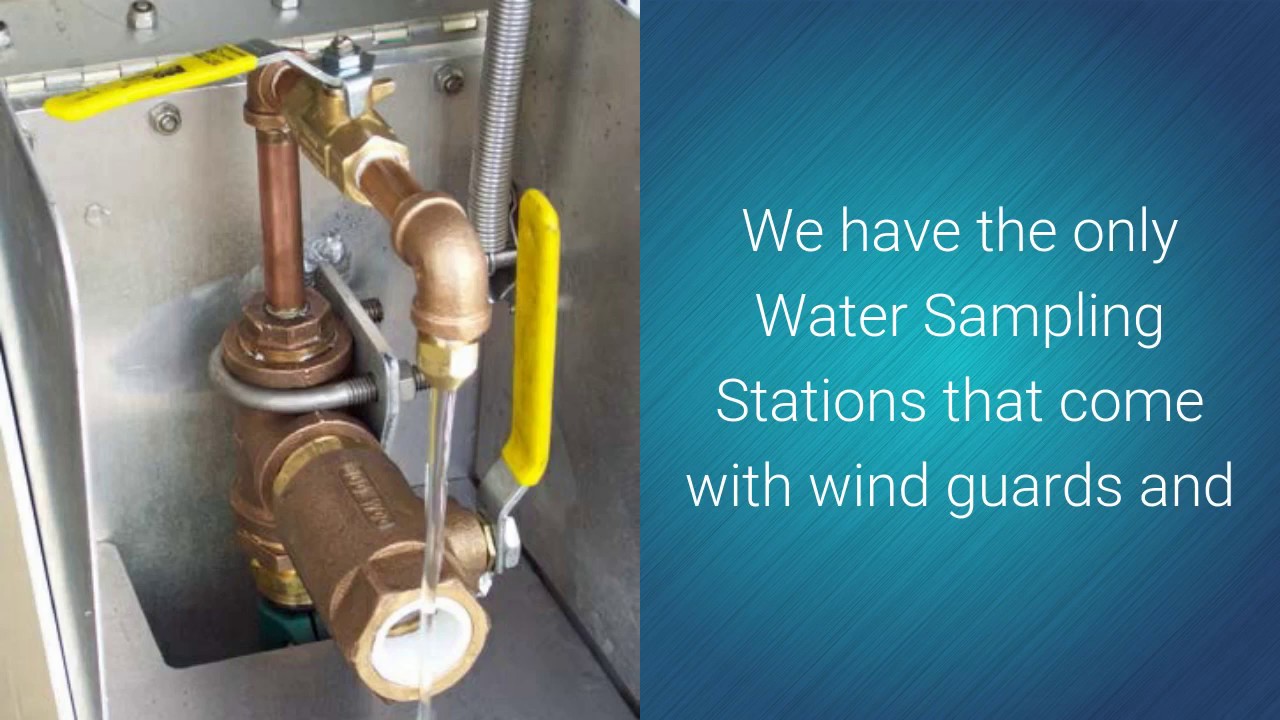 ez water sample stations by American Machine and Conveyer - YouTube