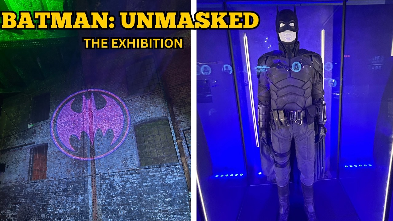 BATMAN UNMASKED | Exhibition on the dark night in Manchester 2024 vlog ...