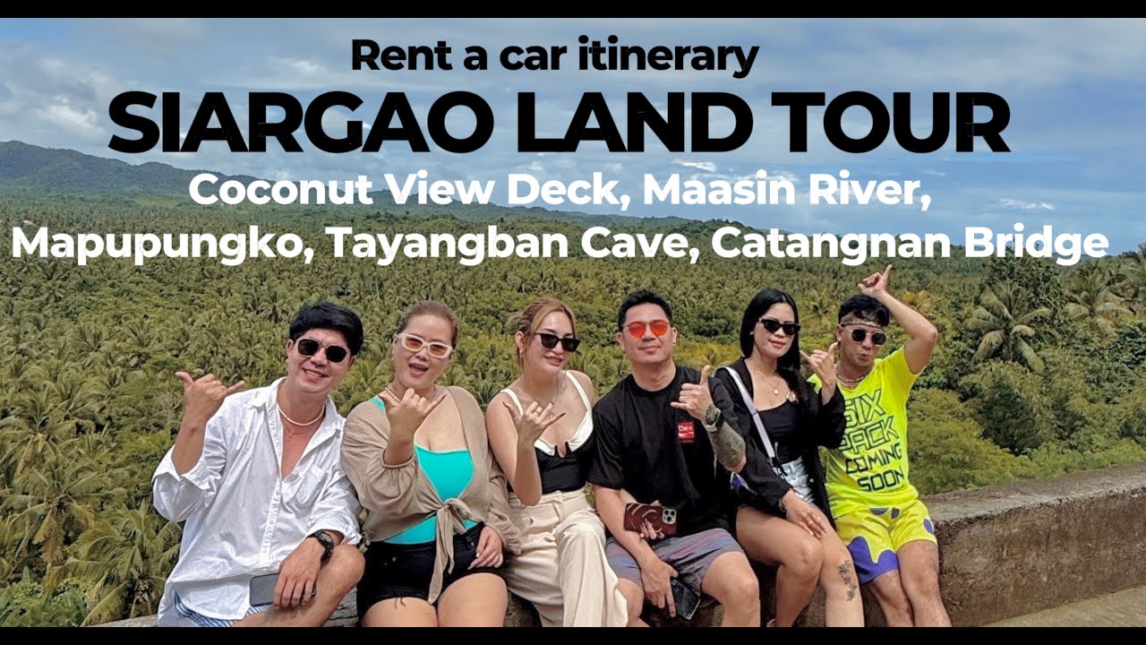 SIARGAO LAND TOUR | TRAVEL GUIDE & EXPENSES | RENT A CAR IN SIARGAO ...
