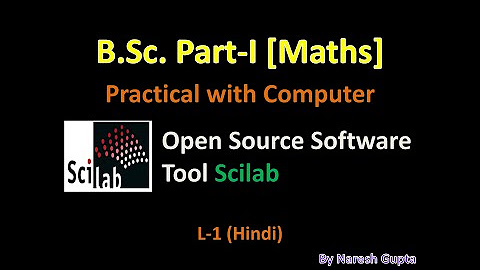 B.Sc Part 1st Maths Practical using Scilab - YouTube