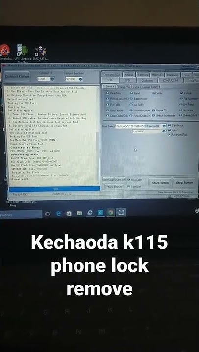kechowada k115 phone lock 🔓 - YouTube