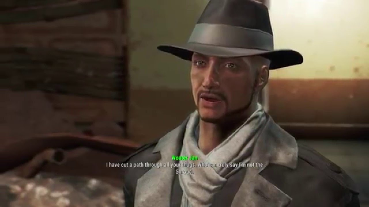 Fallout 4 The Silver Shroud vs Sinjin - YouTube