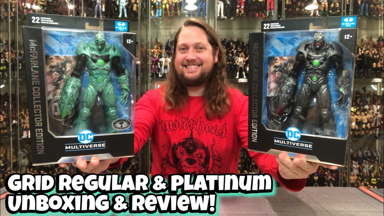 Grid Regular & Platinum DC McFarlane Unboxing & Review! - YouTube