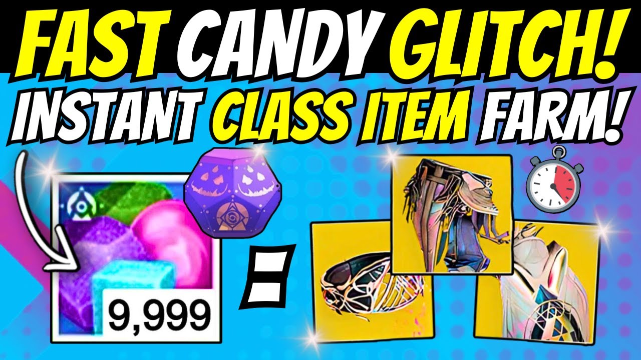 Instant CANDY & SOLO Class Items FARM GLITCH! Exotic GOD ROLL Loot ...