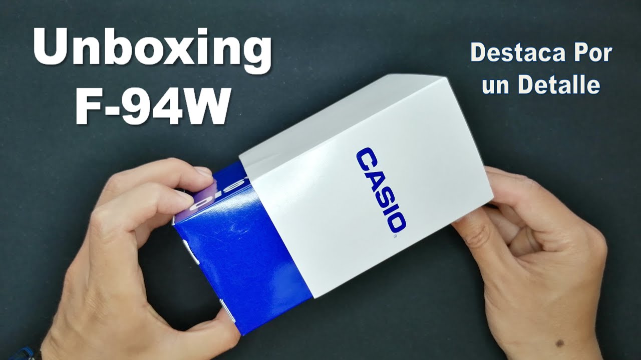 Reloj CASIO F-94W Funcional y de Imagen Curiosa | Unboxing - YouTube