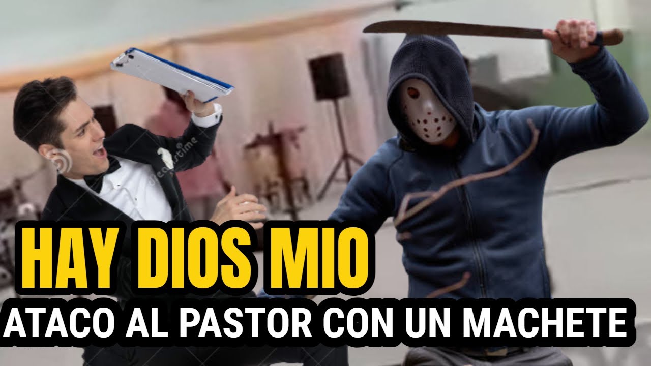 HAY DIOS MIO😱HOMBRE ATACA PASTOR EN PLENO CULTO - YouTube