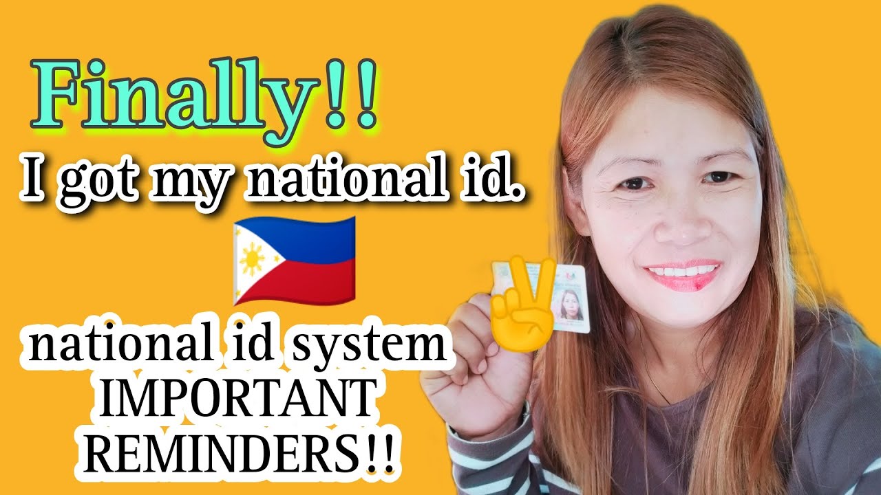FINALLY I GOT MY NATIONAL ID | IMPORTANT REMINDER | JANET PULIDO - YouTube