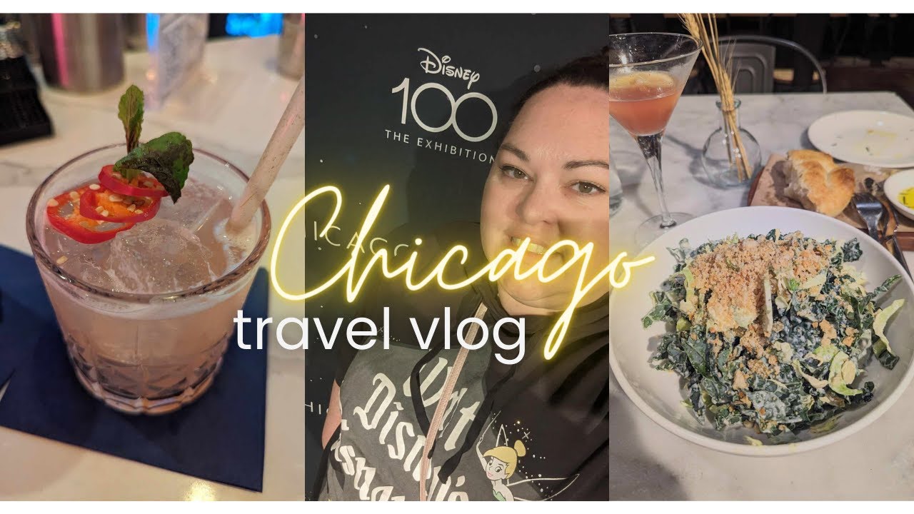 Solo Birthday trip to Chicago | Disney 100 Exhibition - YouTube