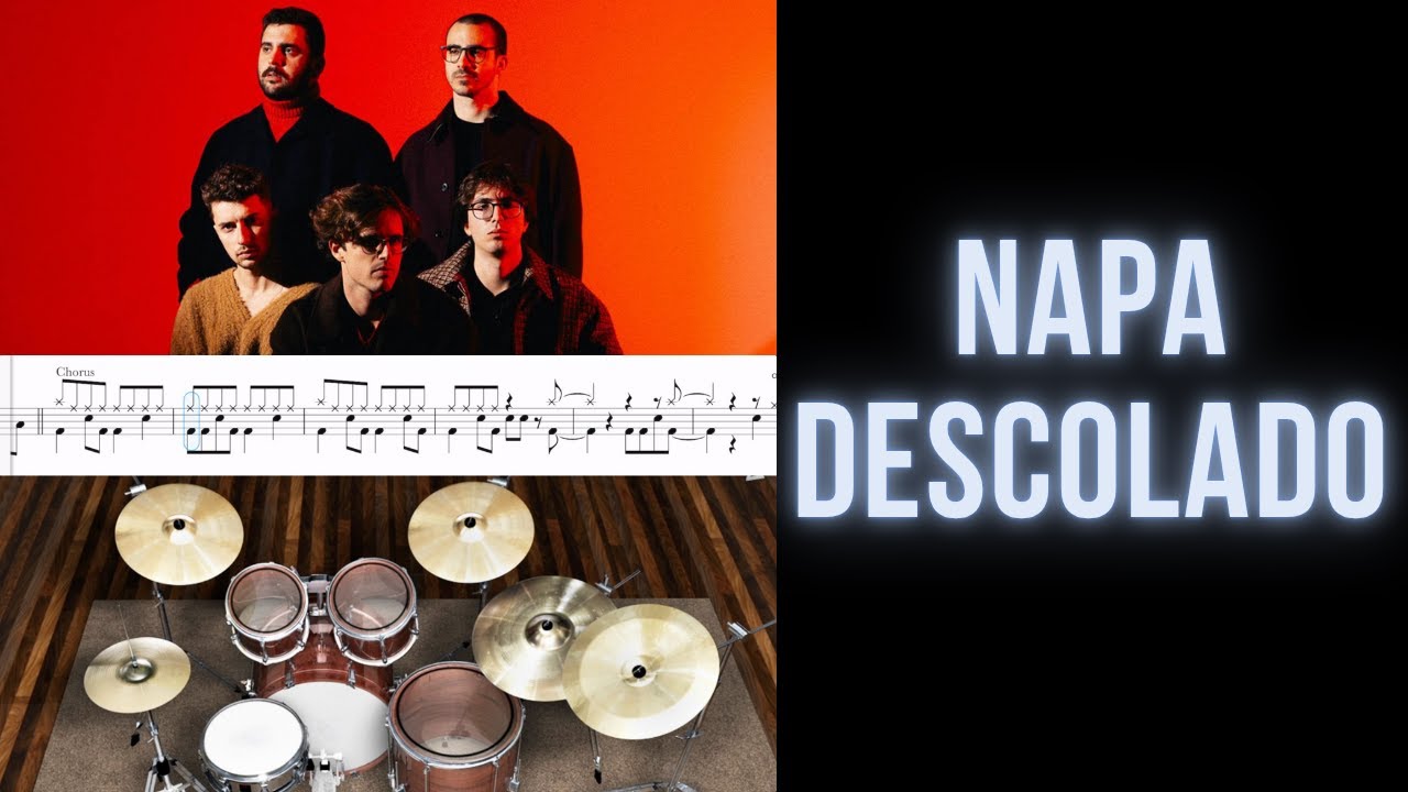 NAPA - Descolado - (Drum Transcription Sheet Music Score, Virtual Drums ...