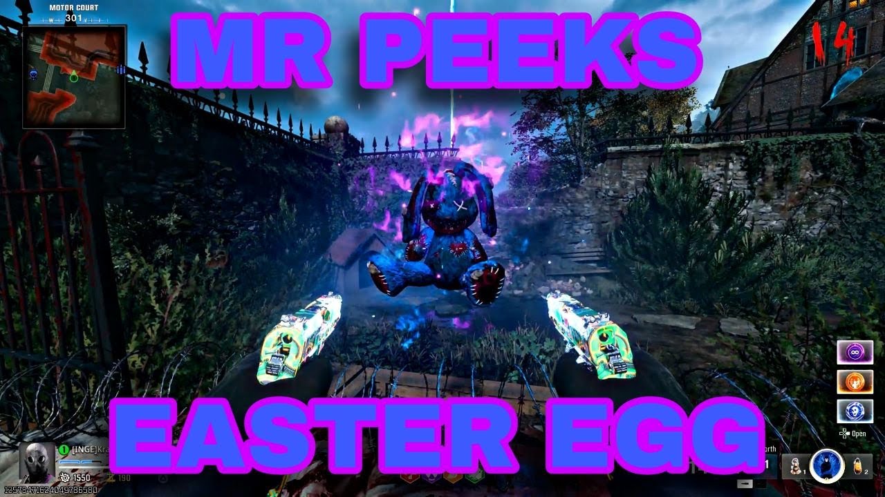 How to do Mr. Peeks Easter Egg 🐇 | BO6 Zombies Shattered Veil - YouTube
