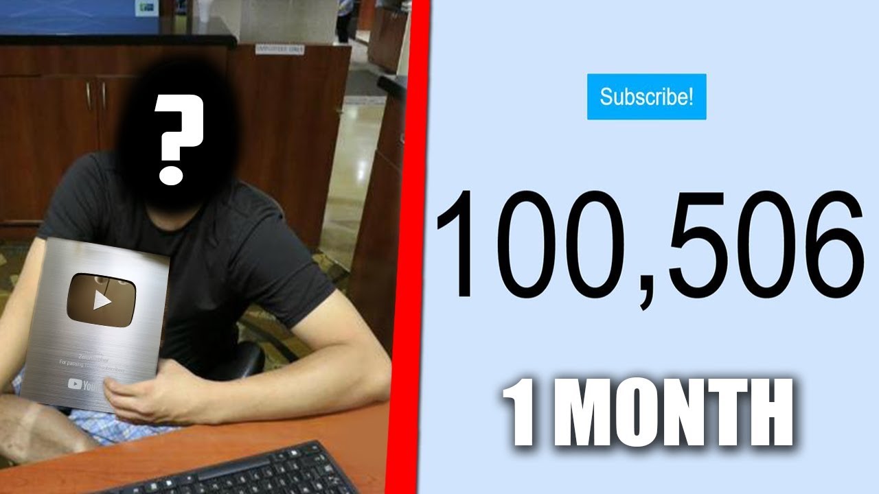 How This Man Grew a YouTube Channel to 100,000 Subscribers in 1 Month ...