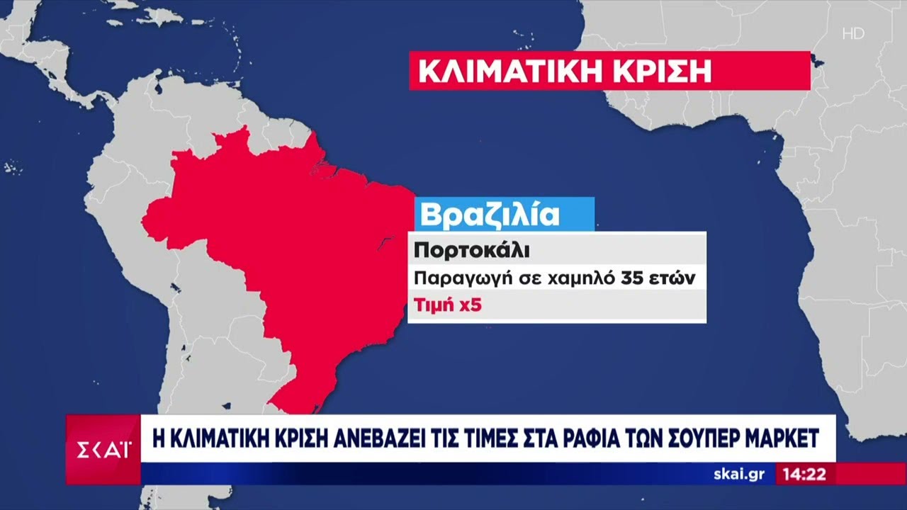 Η κλιματική κρίση ανεβάζει τις τιμές στα ράφια των σούπερ μάρκετ ...