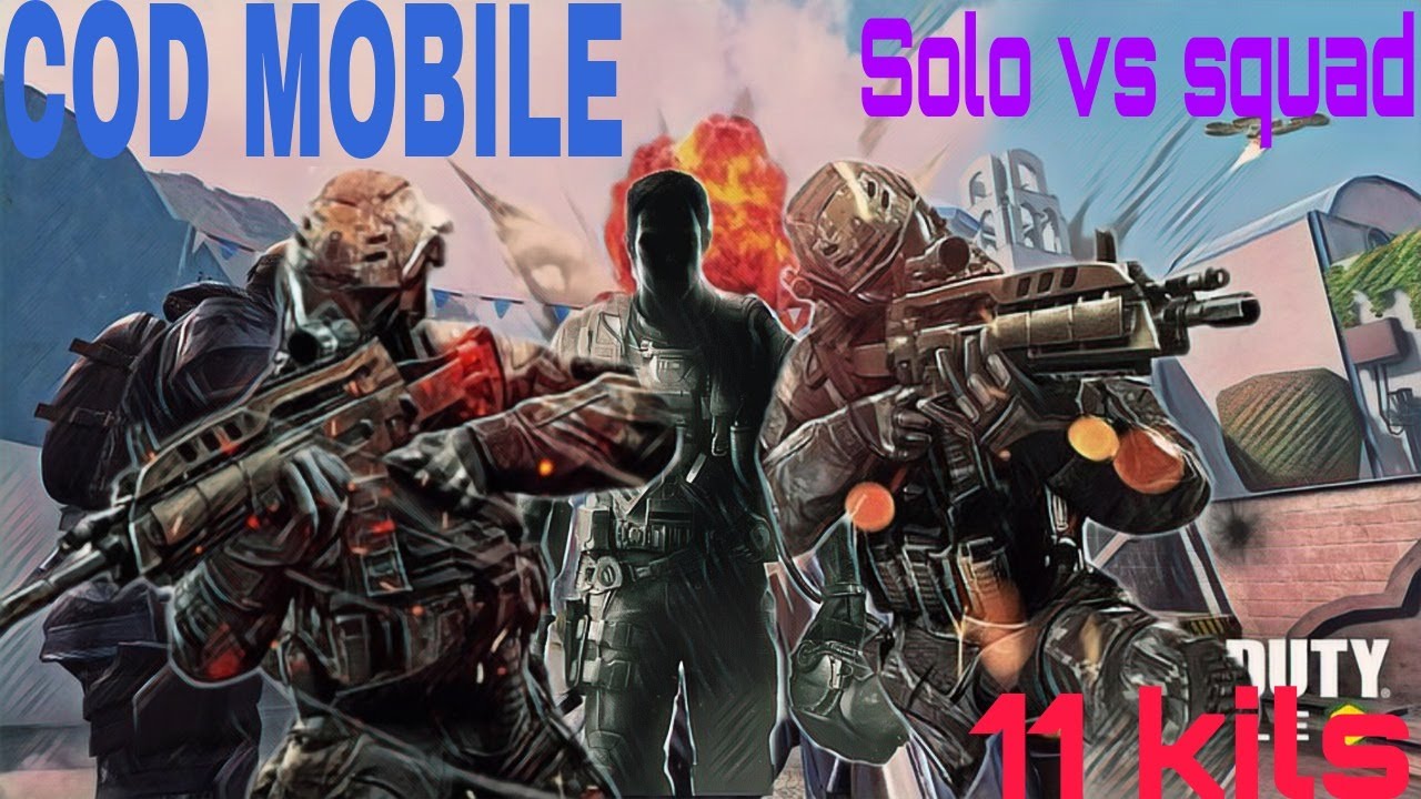 CoD mobile, COD MOBILE solo vs squad ful rush game play - YouTube