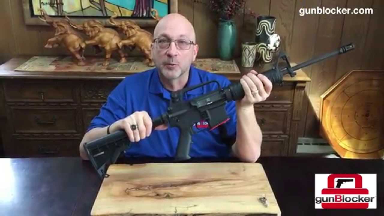 How to install the gunBlocker AR-15 Lock - YouTube