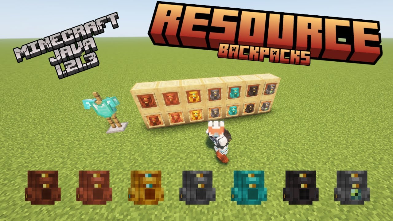 Minecraft Resource Backpacks | Minecraft Java 1.21.3! | NeoForge(Update ...