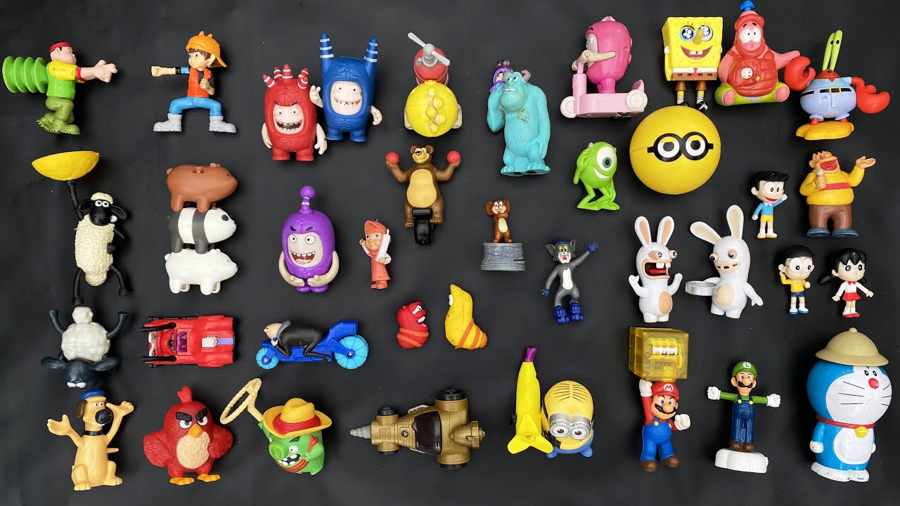 Mainan boboiboy, gopal, oddbods, angry bird, larva, rabbids, minions ...