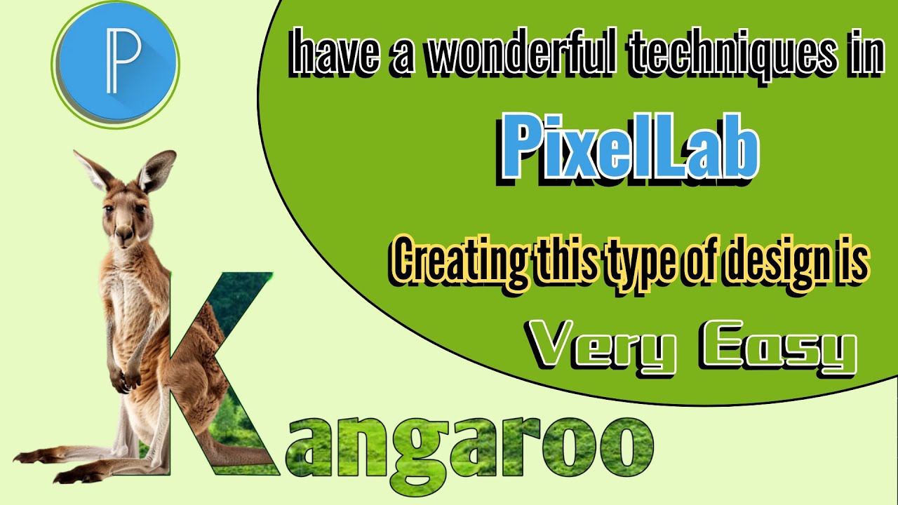 Have a wonderful techniques in PixelLab | How To Merge Image and Text ...