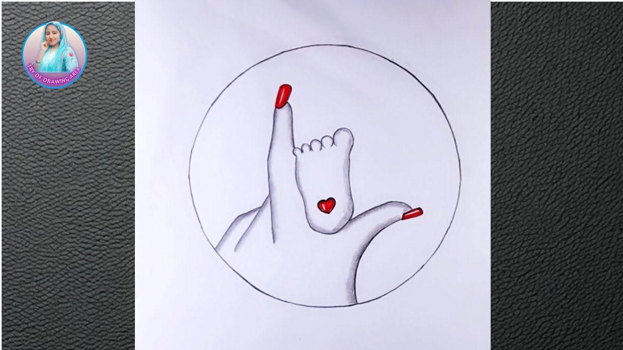 How to draw baby leg in her mother hands || mother's day special ...