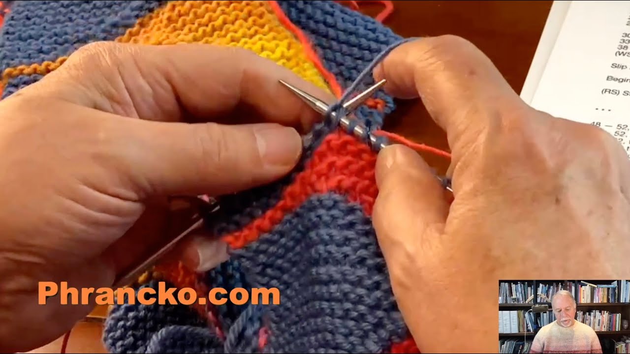 German Short Row Turns in Garter Stitch Fabric - YouTube