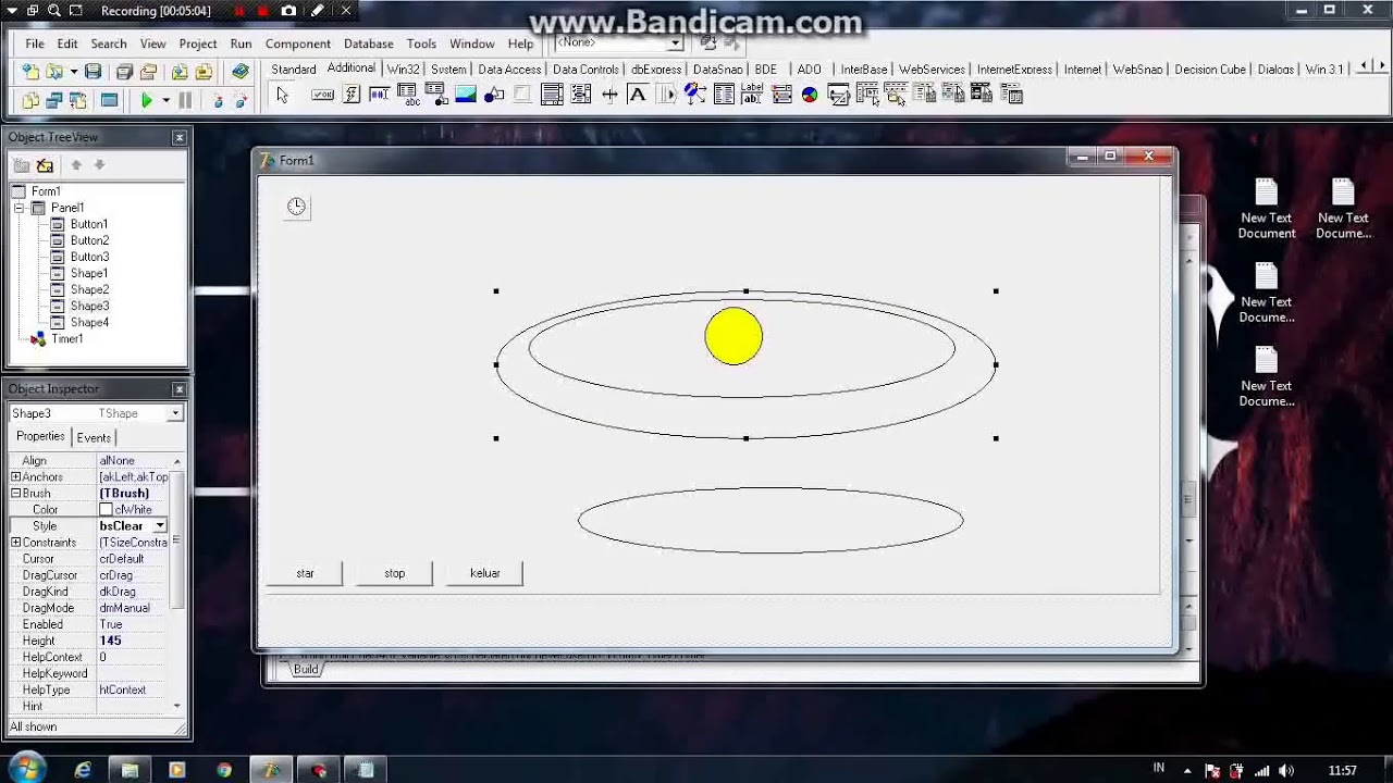 Tutorial Membuat Animasi Bergerak Menggunakan Delphi7 Youtube