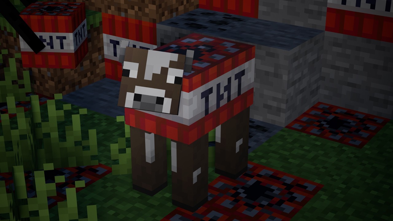 Minecraft but EVERYTHING explodes - YouTube