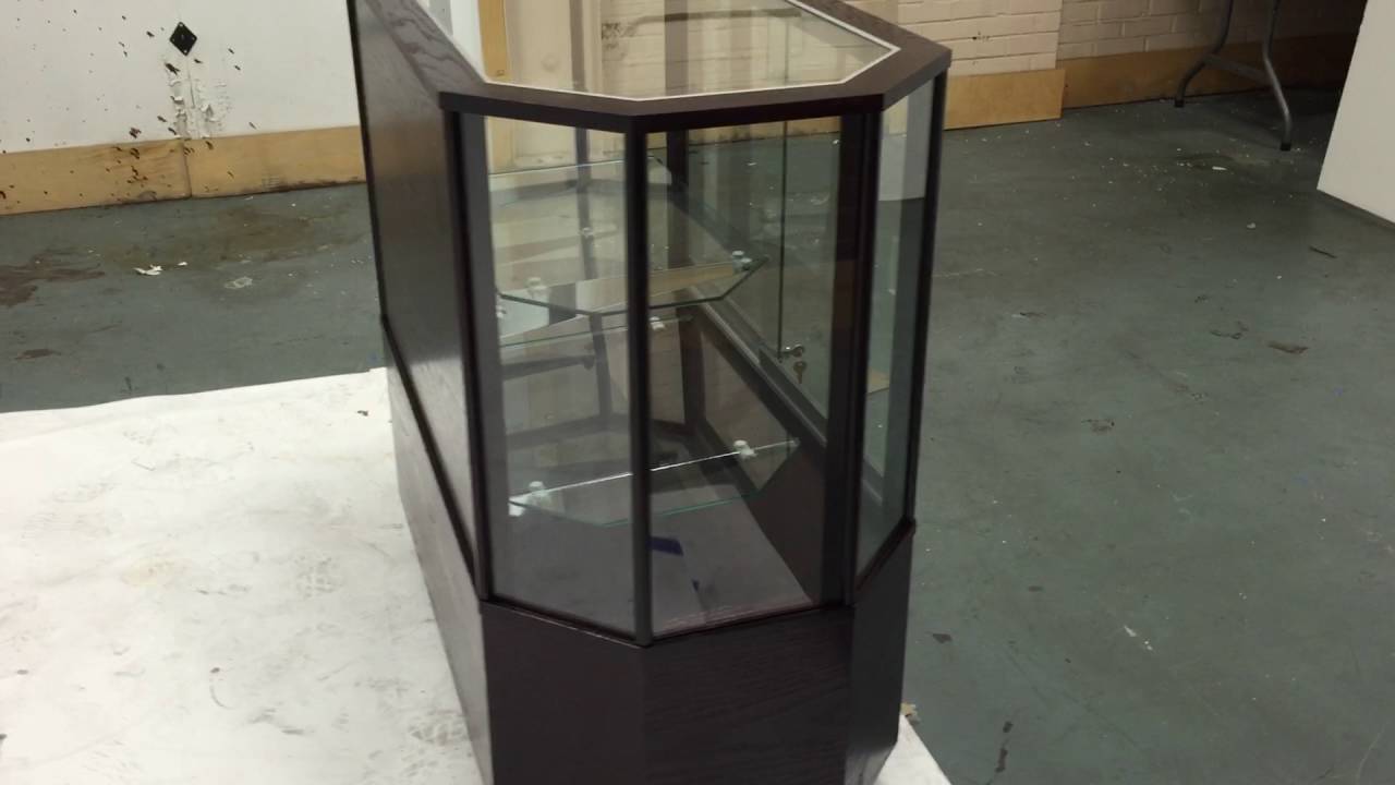Contemporary Full Vision Octagon Display Case - YouTube