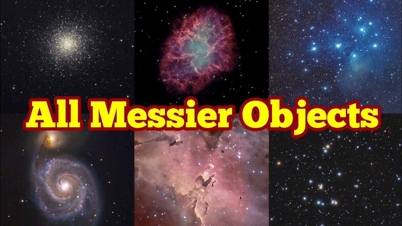 All Messier Objects Through A Telescope, With Proper Relative Scale ...