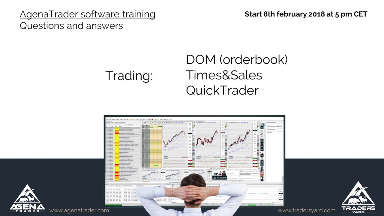 DOM & QuickTrader for trading - AgenaTrader Software Training Q&A - YouTube