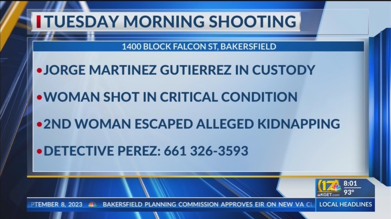 Woman shot Tuesday after argument in Bakersfield - YouTube