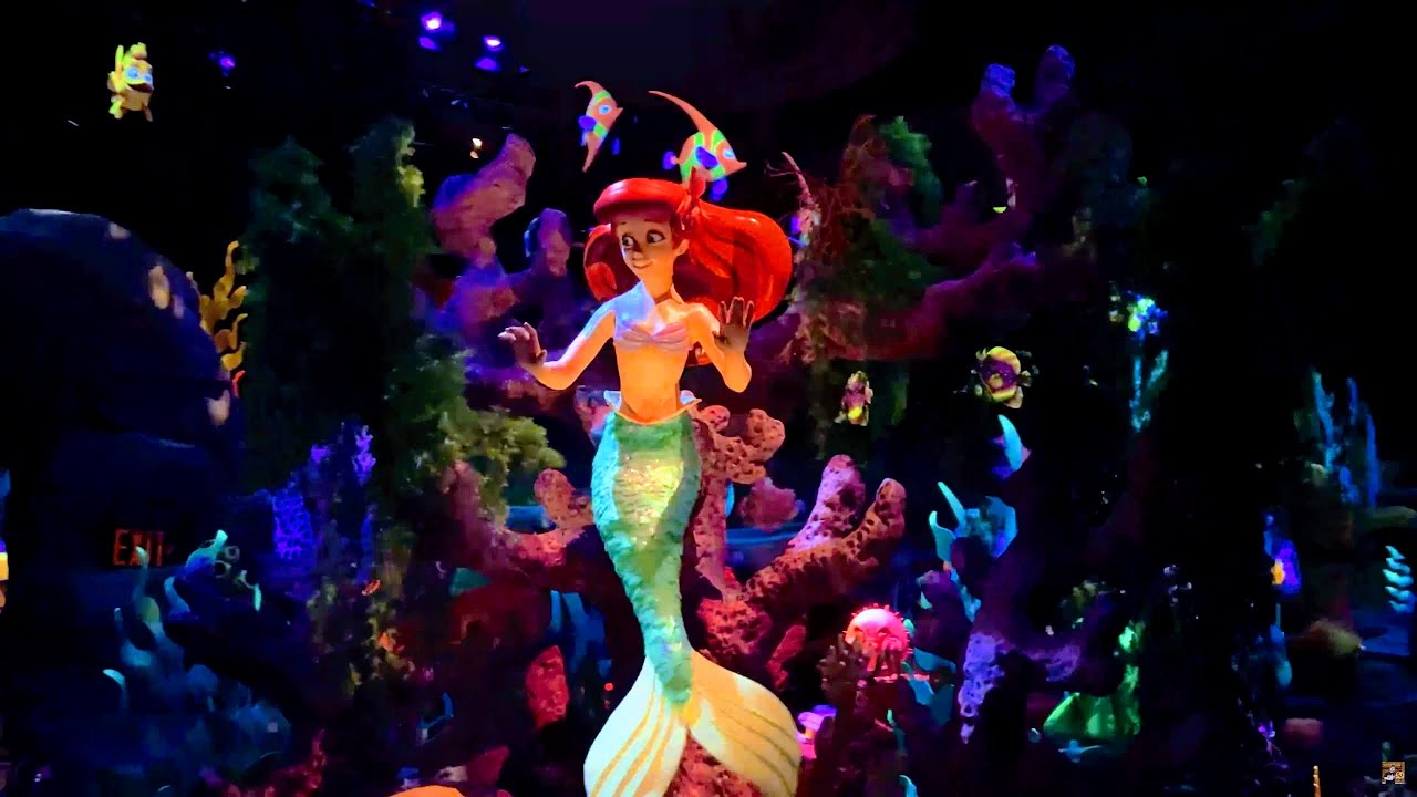 🔴 4K LIVE Magic Kingdom Under The Sea with Ariel! + Enchantment - YouTube