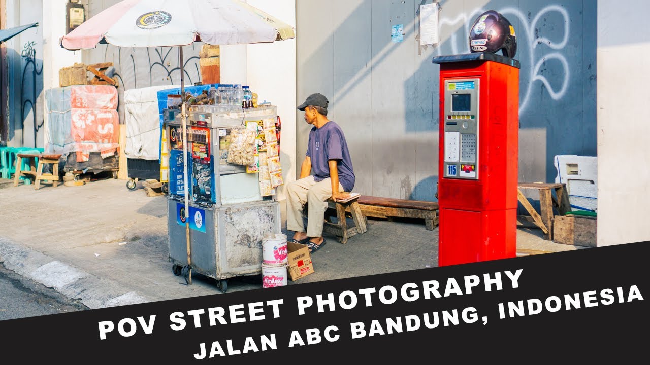 POV Street Photography Jalan ABC I Bandung, Indonesia - YouTube