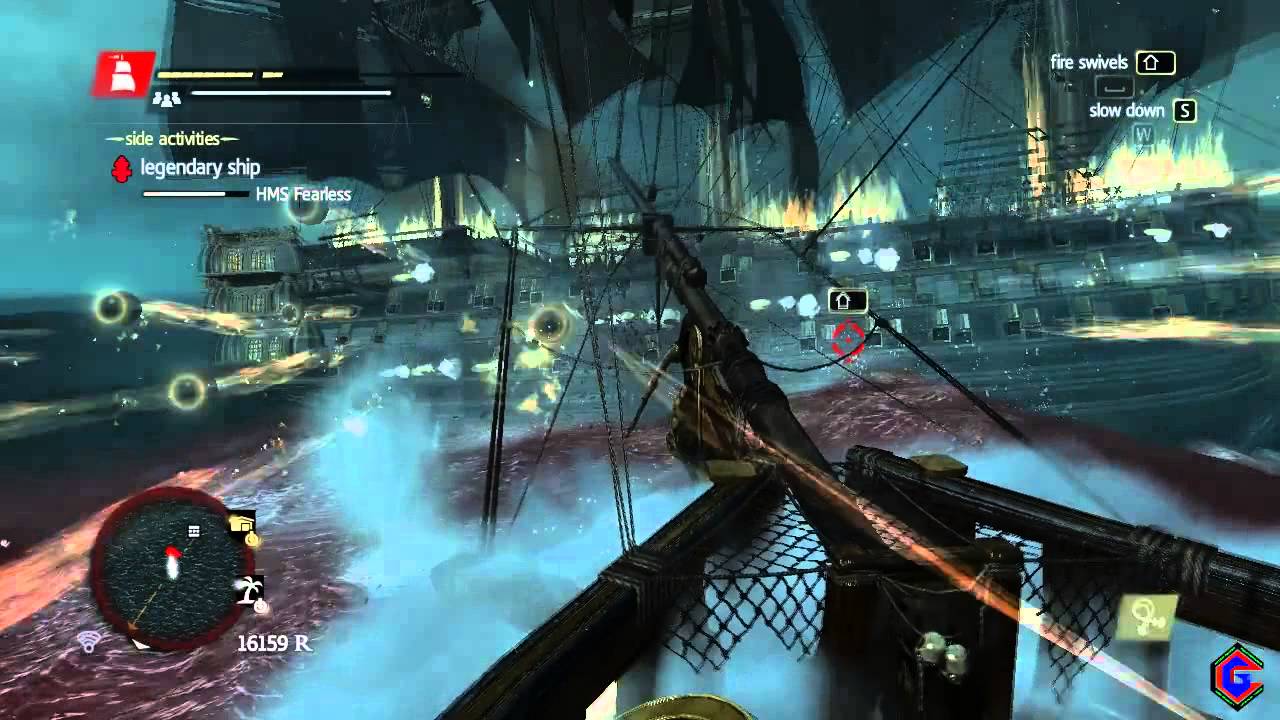AC4 Black Flag Defeat 2 Legendary Ships under 3 Minutes No Mortar Used ...