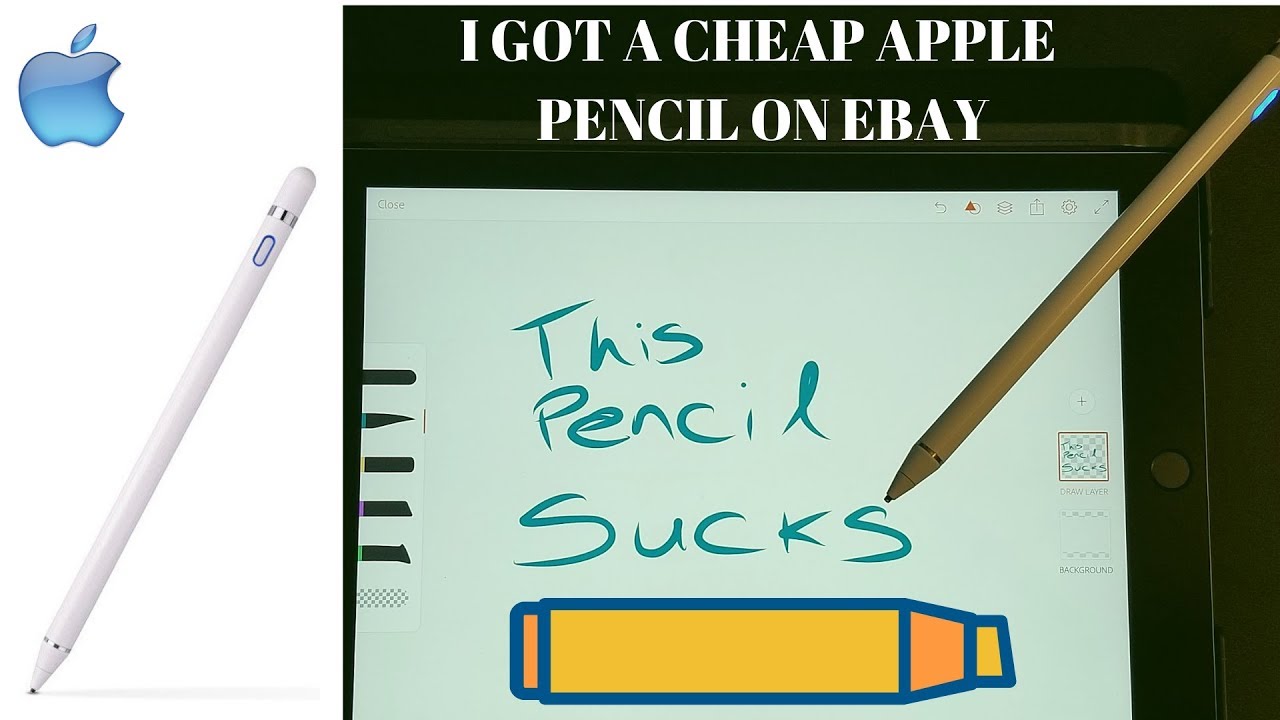 I Bought a GENERIC Apple Pencil on eBay - Is it any good? - YouTube