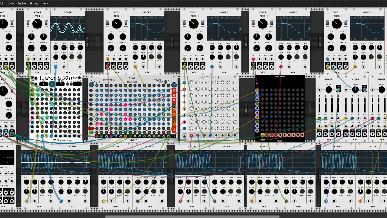 VCV Rack Patch Matrix Comparison - YouTube