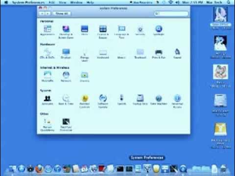 Using Mac OSX Time machine to back up your Macintosh - YouTube