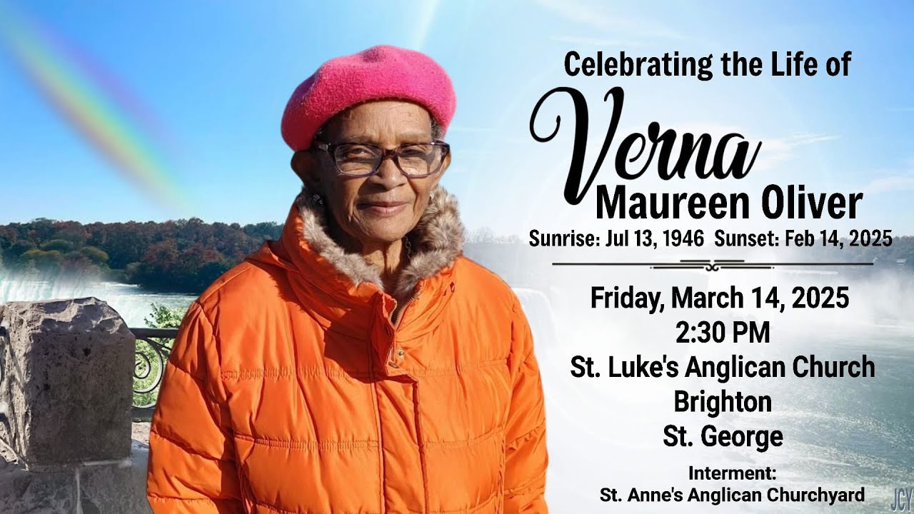 A Service of Thanksgiving for the Life of Verna Oliver - YouTube