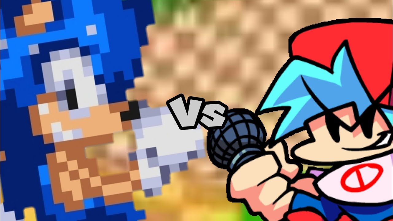 Sonic vs Boyfriend Sprite animation - SD64 Produtions - YouTube