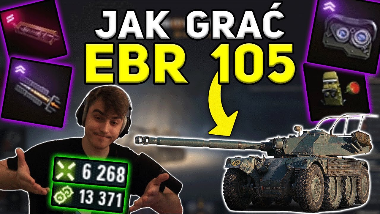 EBR 105 - Mini "poradnik" na mapach: Prochorowka, Erlenberg - YouTube