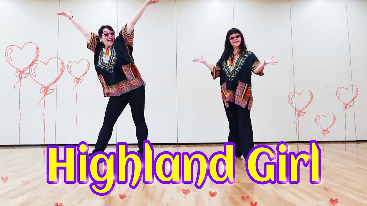 Highland Girl ～Country Line Dance～ 🌟Original Dance🌟 - YouTube