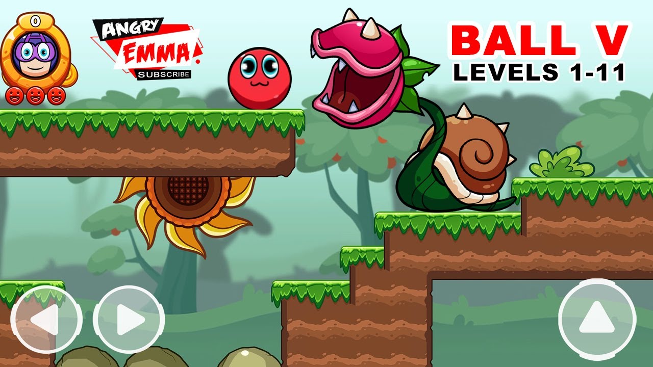 🔴Ball V - Red Boss Challenge - Levels 1-11 + BOSS - YouTube