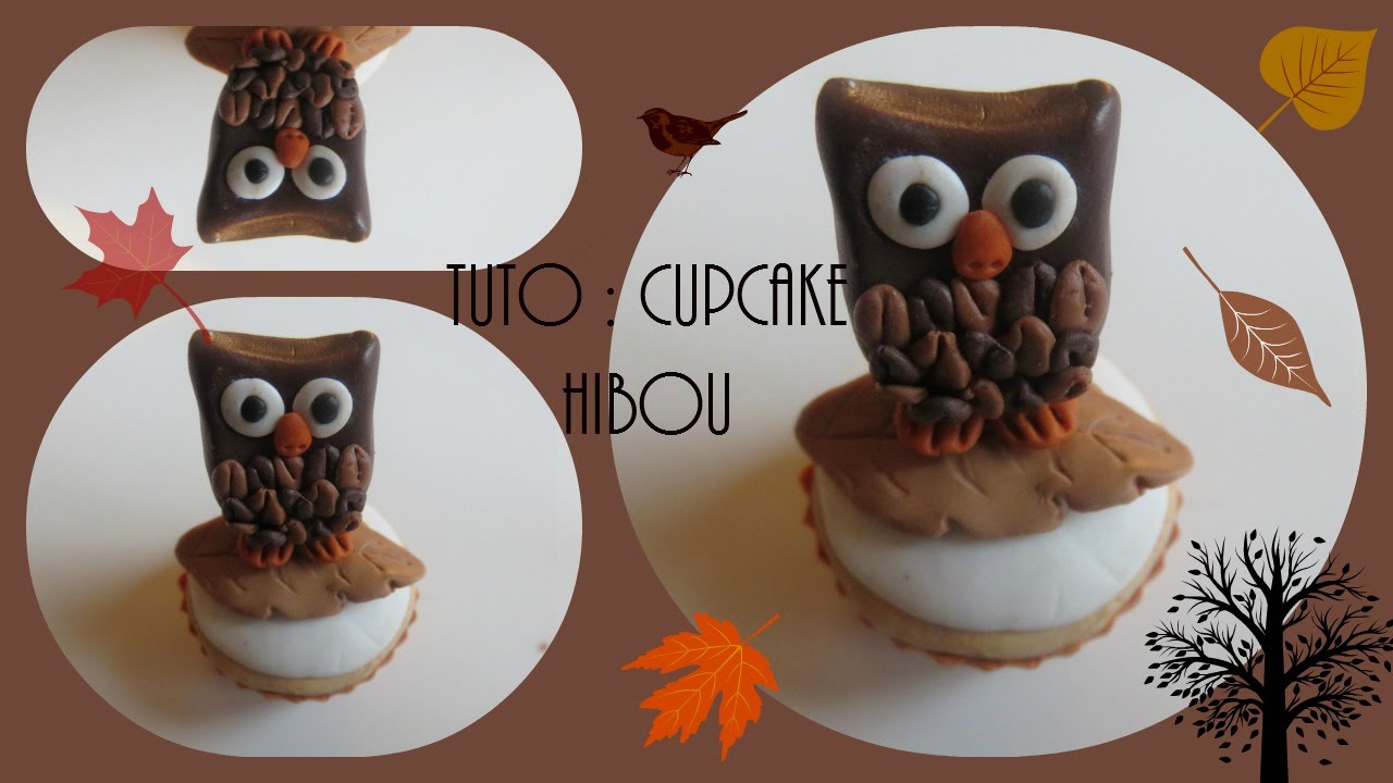 [TUTO FIMO] : Cupcake Hibou - YouTube