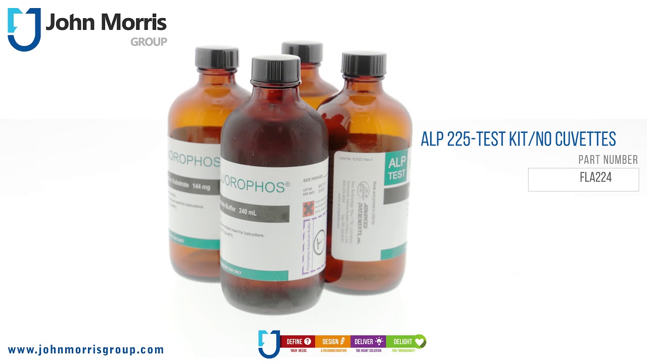 ALP 225-Test Kit/No Cuvettes | John Morris Group - YouTube