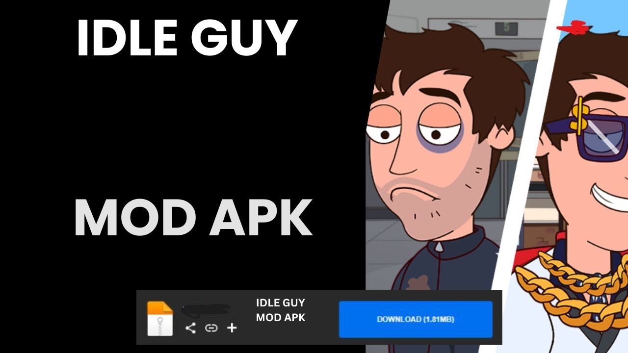 Download Idle Guy Mod Apk v1.9.426 No Ads Free Rewards Latest Version ...