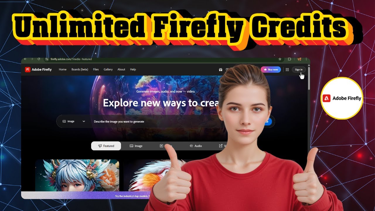 How To Get Adobe Firefly Unlimited Credit | Quick & Easy Method - YouTube